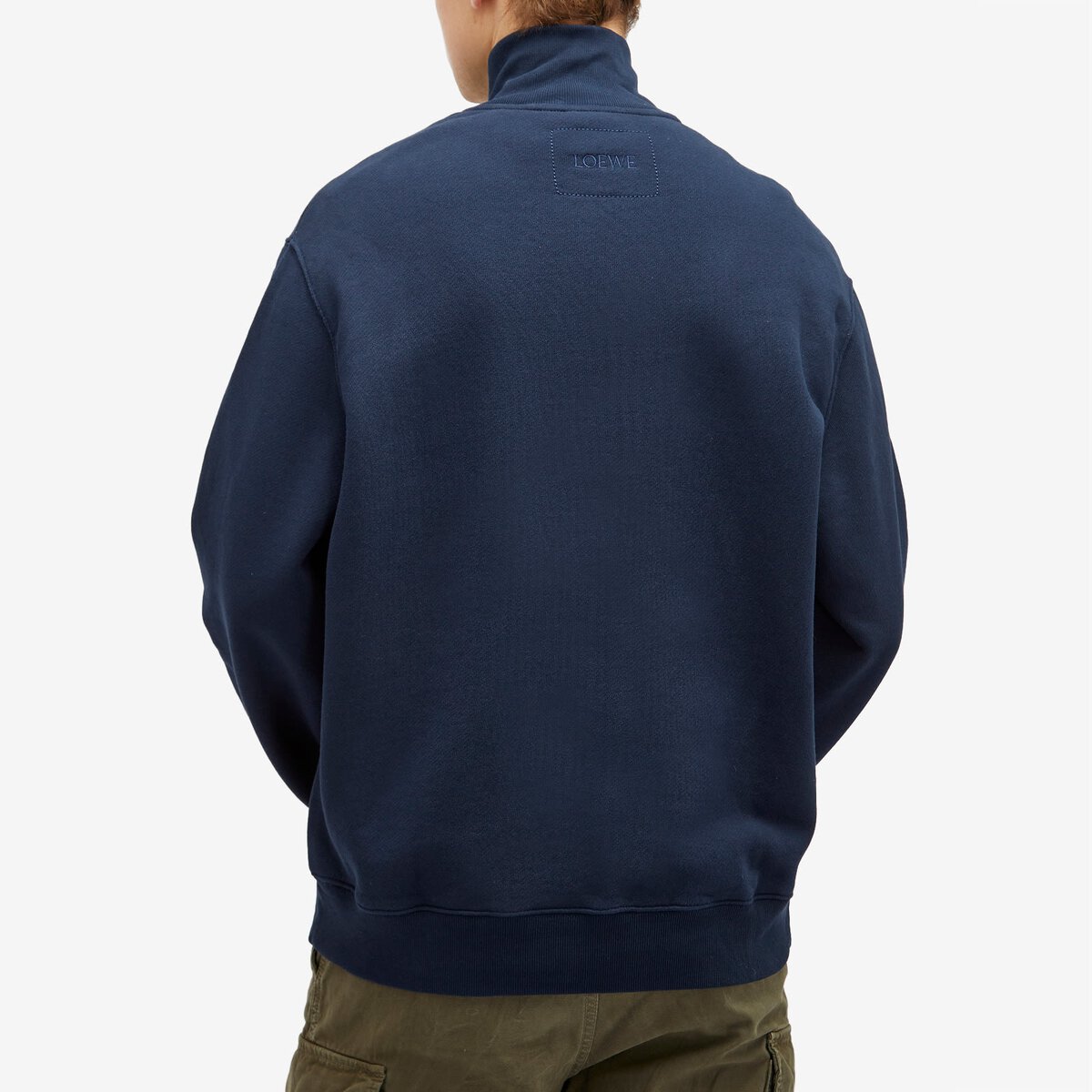 Loewe East River Ridge Zip Sweatshirt In Dark Blue - 35% Off 