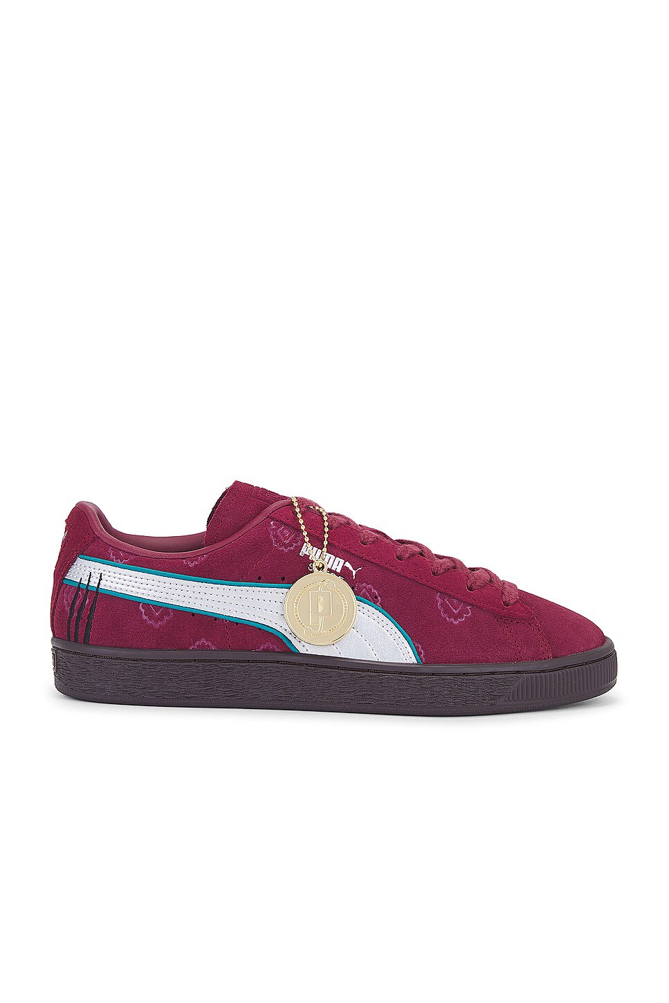 Puma X One Piece Suede In Burgundy - Red | Editorialist