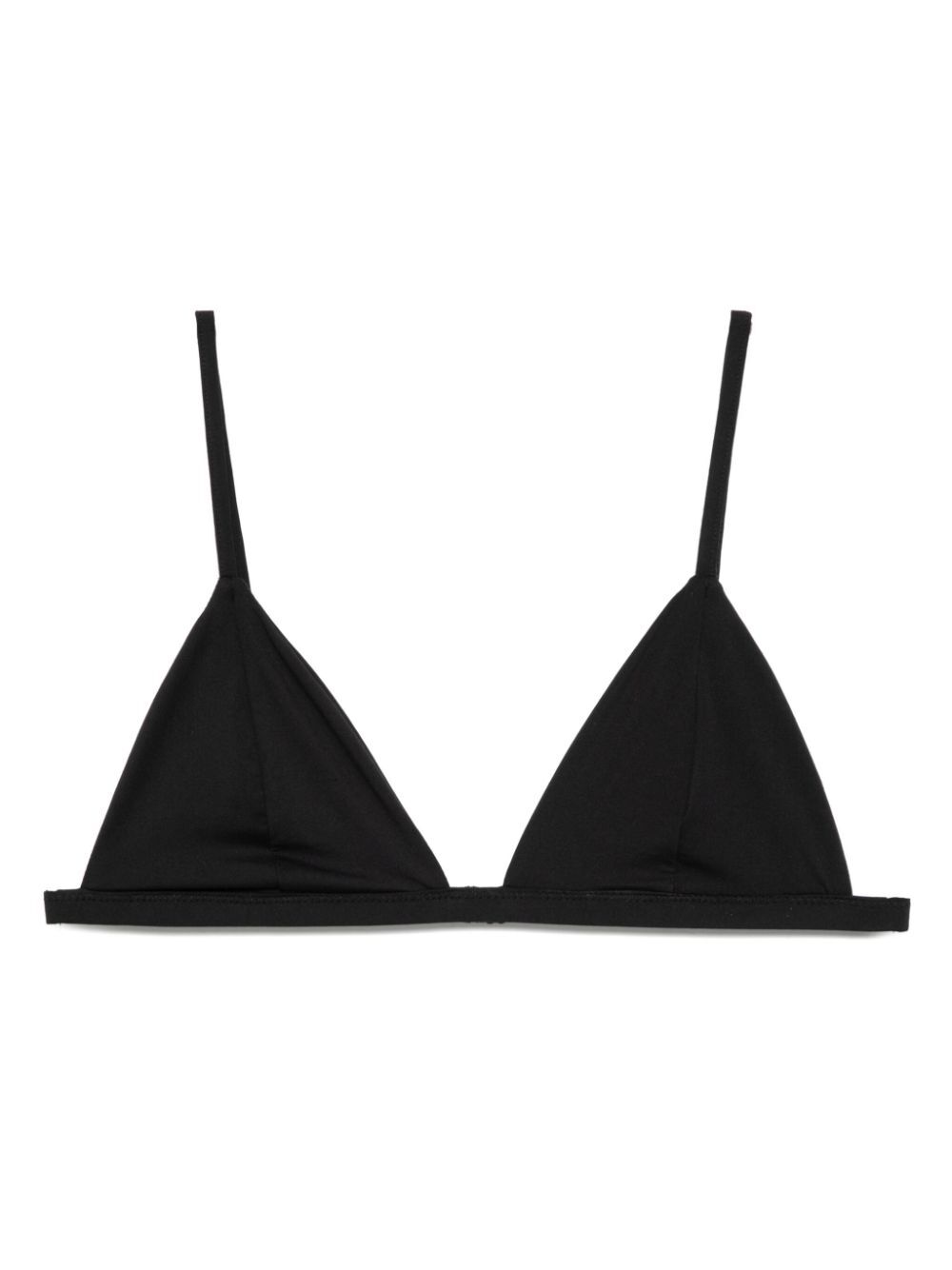Kiki De Montparnasse Stretch Triangle-Cup Bra - Black | Editorialist