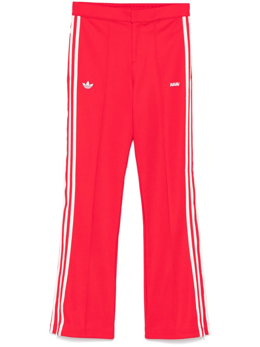 Adidas X Avavav Logo-Embroide Track Pants - Red | Editorialist