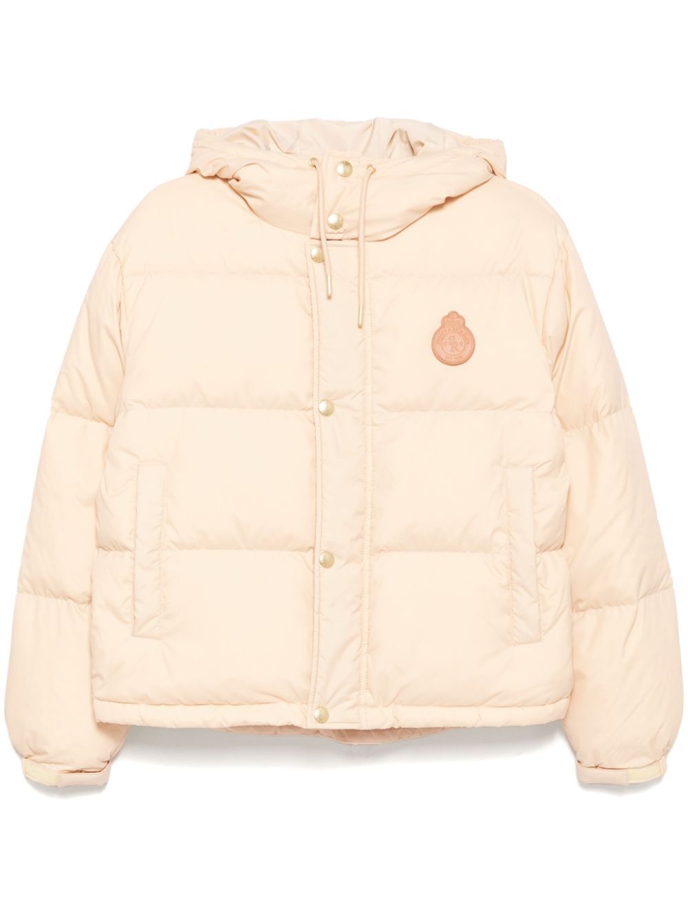 Sporty & Rich Crown Puffer Jacket - Neutrals | Editorialist