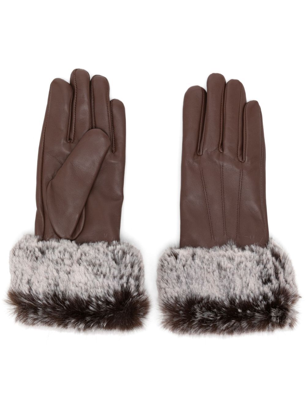 Dents Sarah Full-Finger Gloves - Brown | Editorialist