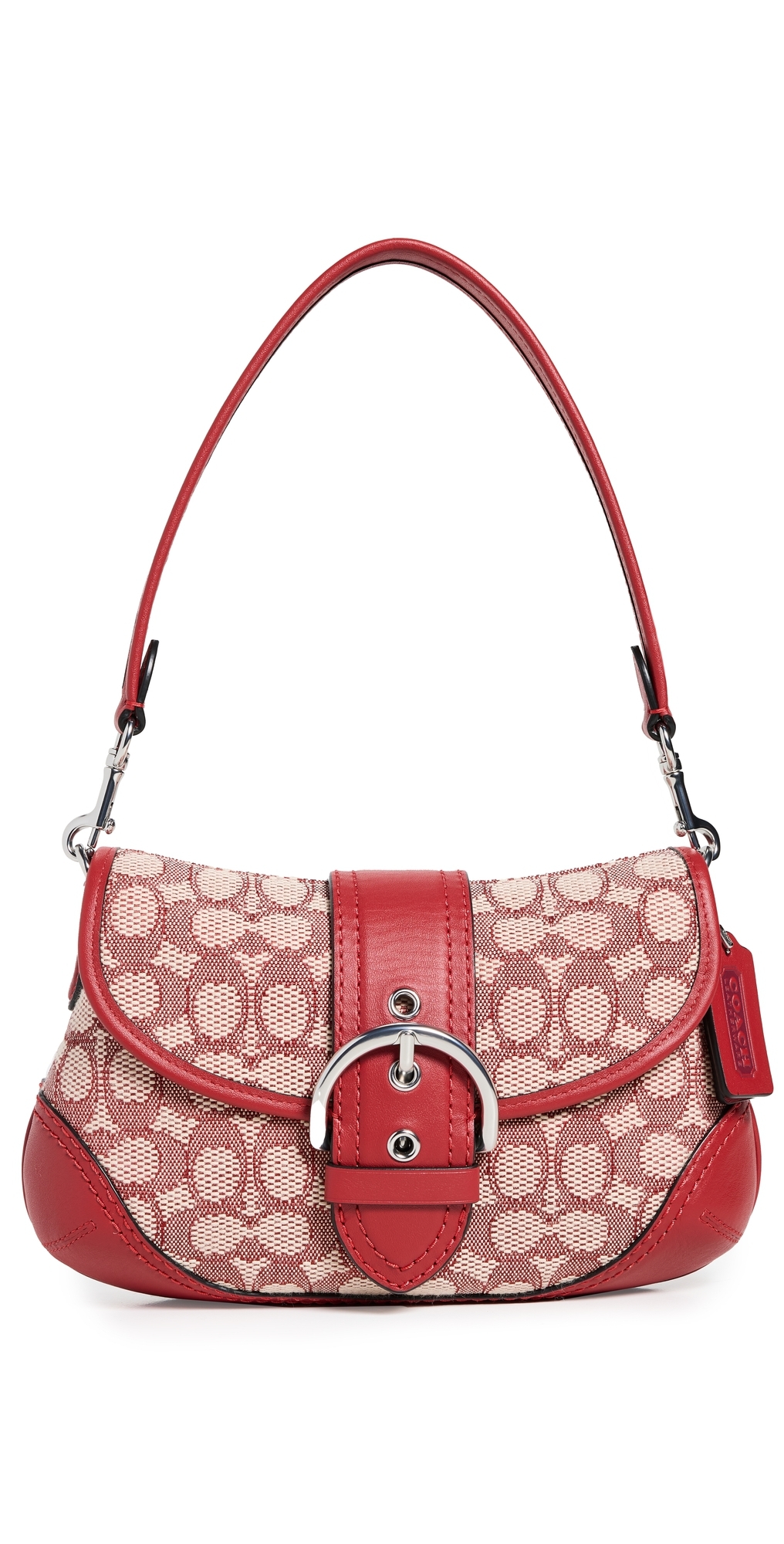 Coach Originals Signature Jacquard Soho Bag - Lh/Ruby Ivory | Editorialist