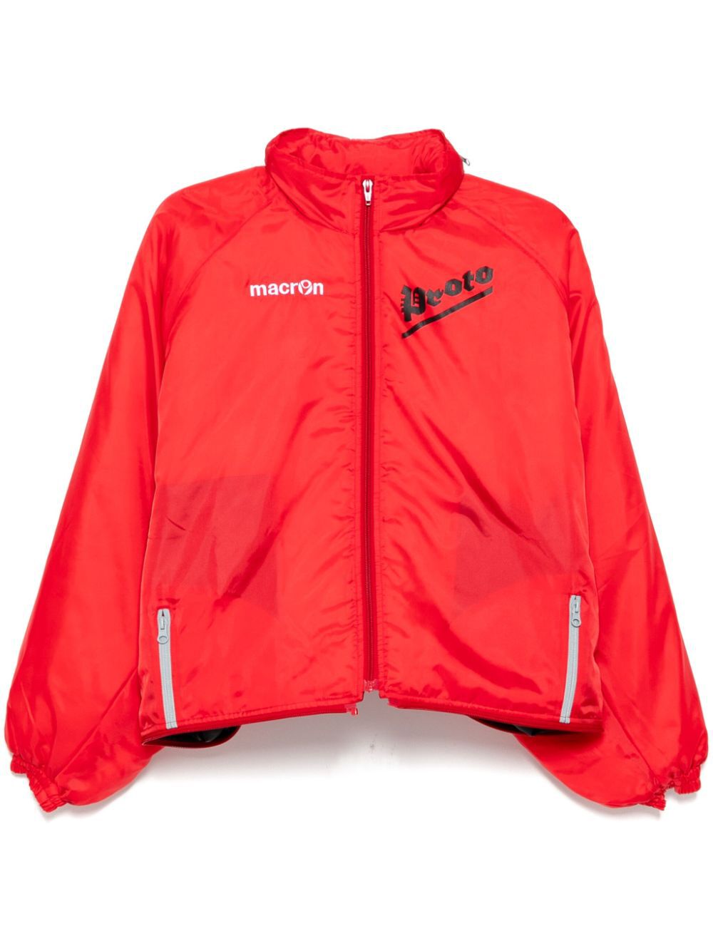 Prototypes Logo-Print Jacket - Red | Editorialist