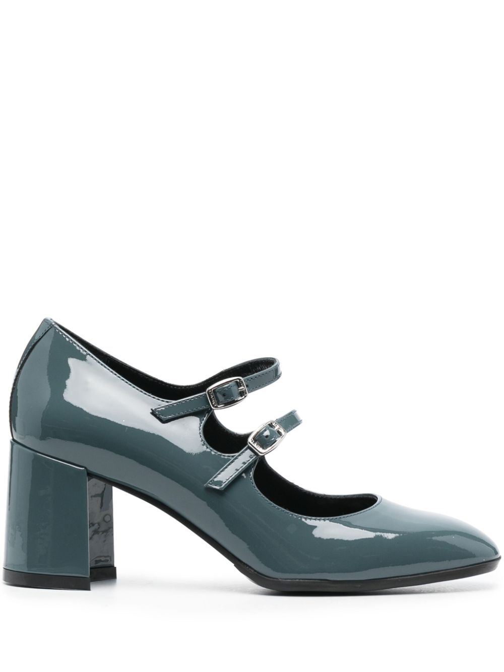 Carel Alice 65mm Patent-Leather Pumps In Grey - 10% Off | Editorialist