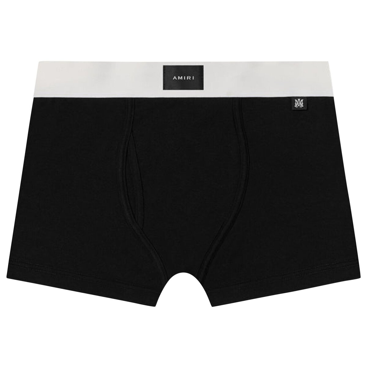 Amiri Front Label Boxers '/White - Black | Editorialist