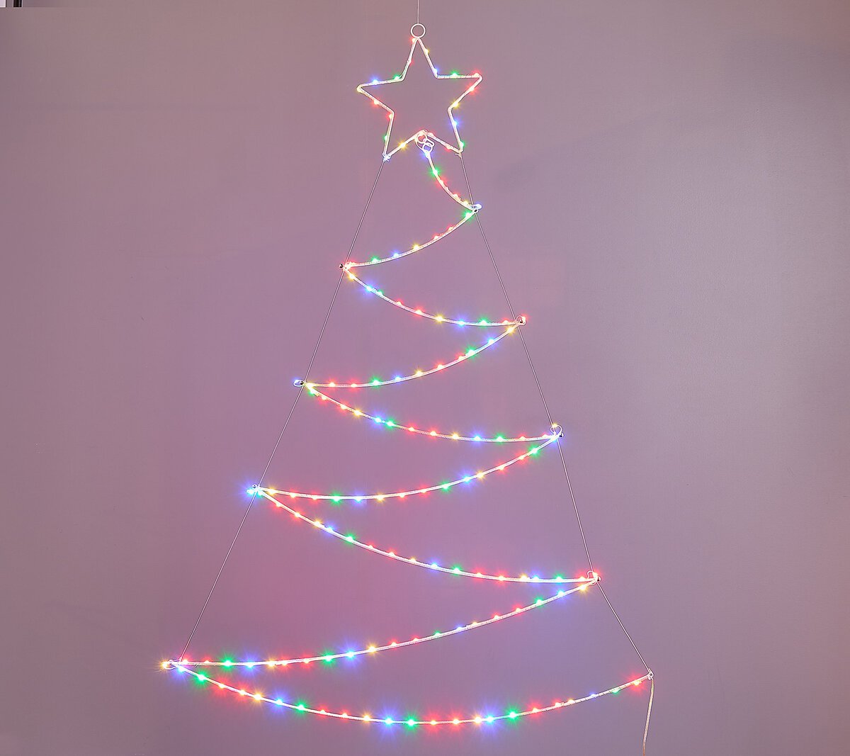 Bethlehem Lights 60' Color Prism Led Wall Tree - One-Color | Editorialist