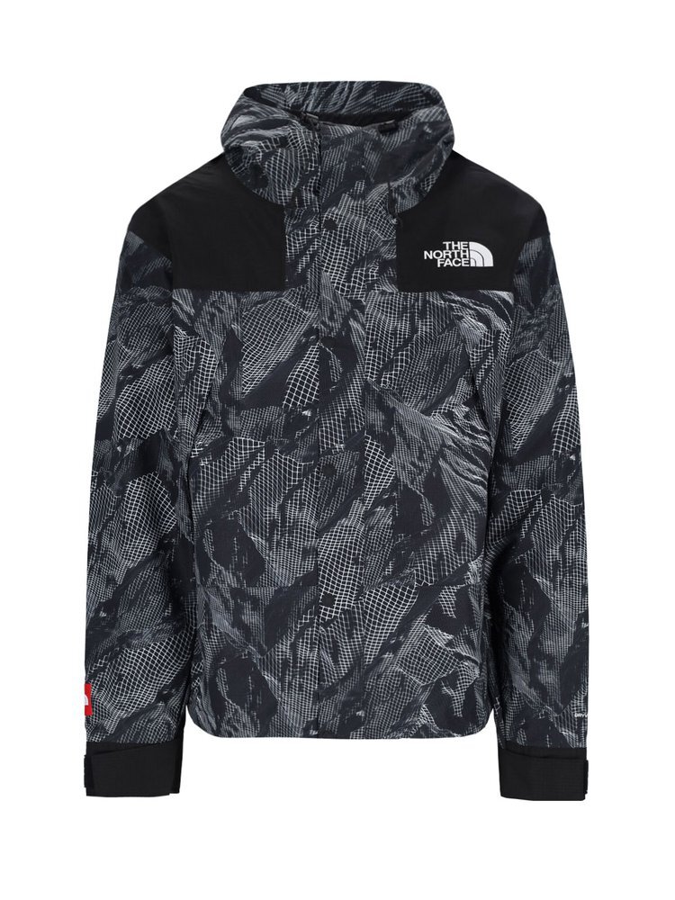 The North Face Logo Printed Hooded Jacket In Multi - 22% Off | Editorialist