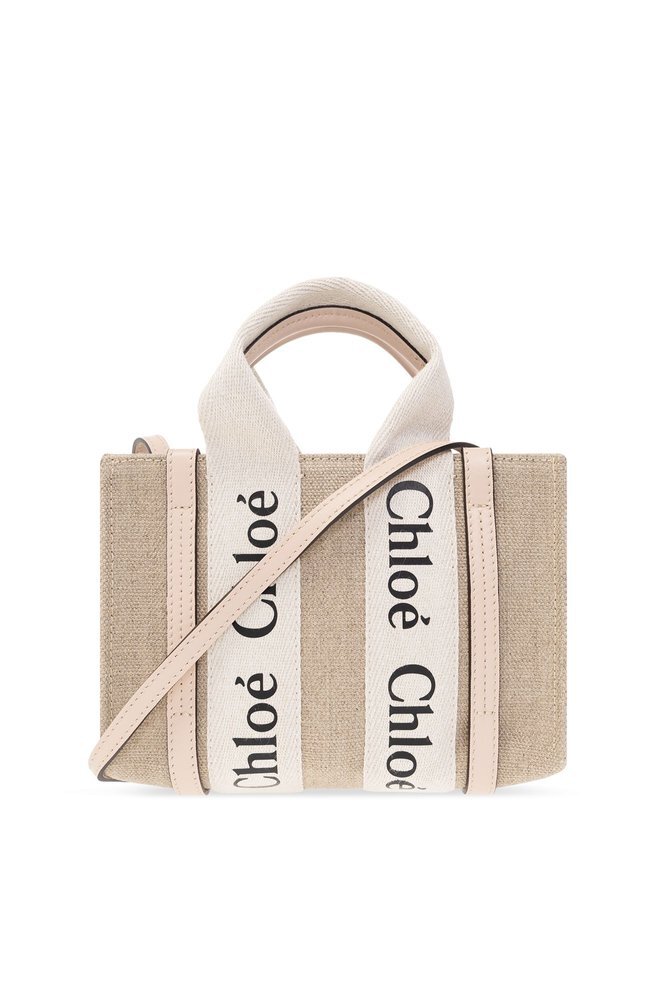 Chloé Woody Mini Tote Bag - Beige | Editorialist