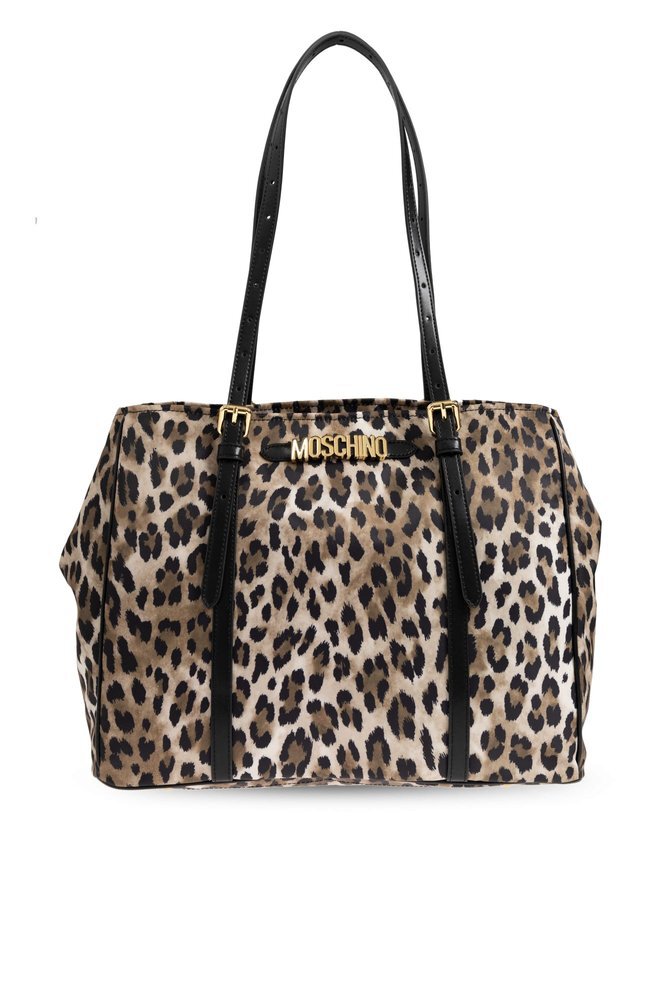 Moschino Leopard Print Tote Bag In Multi - 23% Off | Editorialist