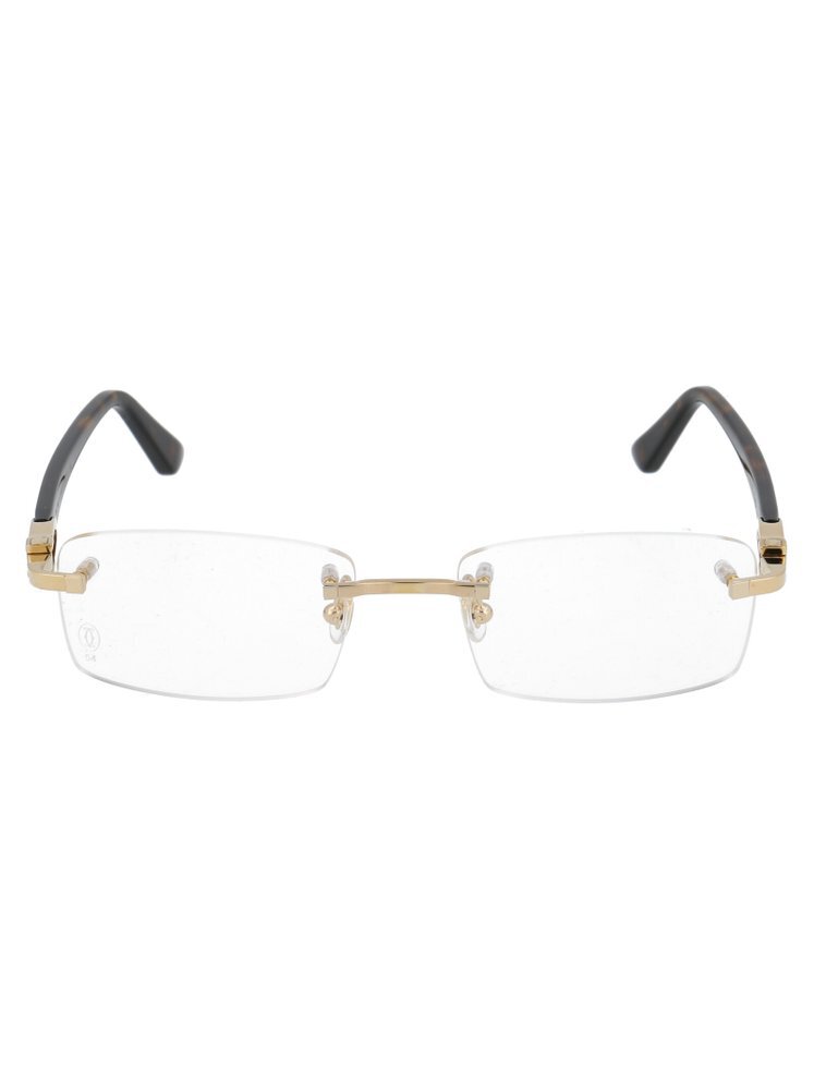 Cartier Rimless Rectangle Cartier Rimless Rectangular Lens Glasses In Multi - 28% Off | Editorialist