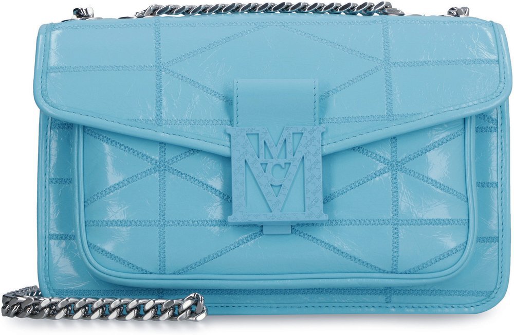 Mcm Quilted Crossbody Bag In Blue - 57% Off | Editorialist