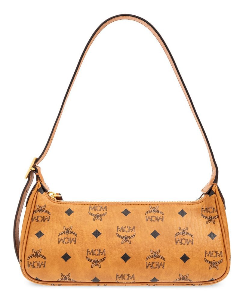 Mcm Logo Printed Shoulder Bag In Multi - 35% Off | Editorialist