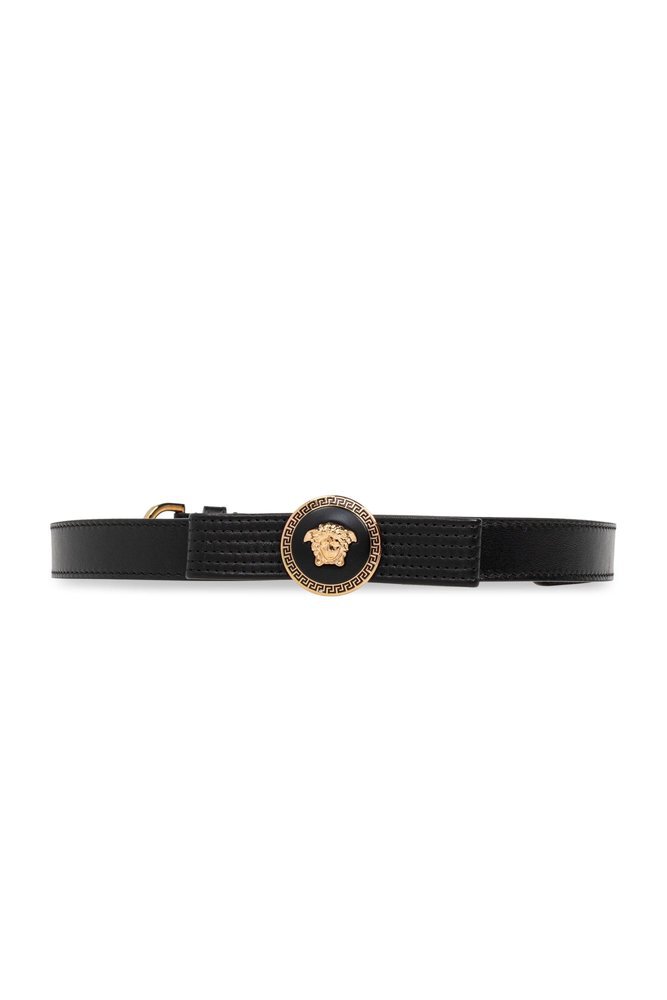 Versace Medusa Head Quilted Belt In Black - 38% Off | Editorialist