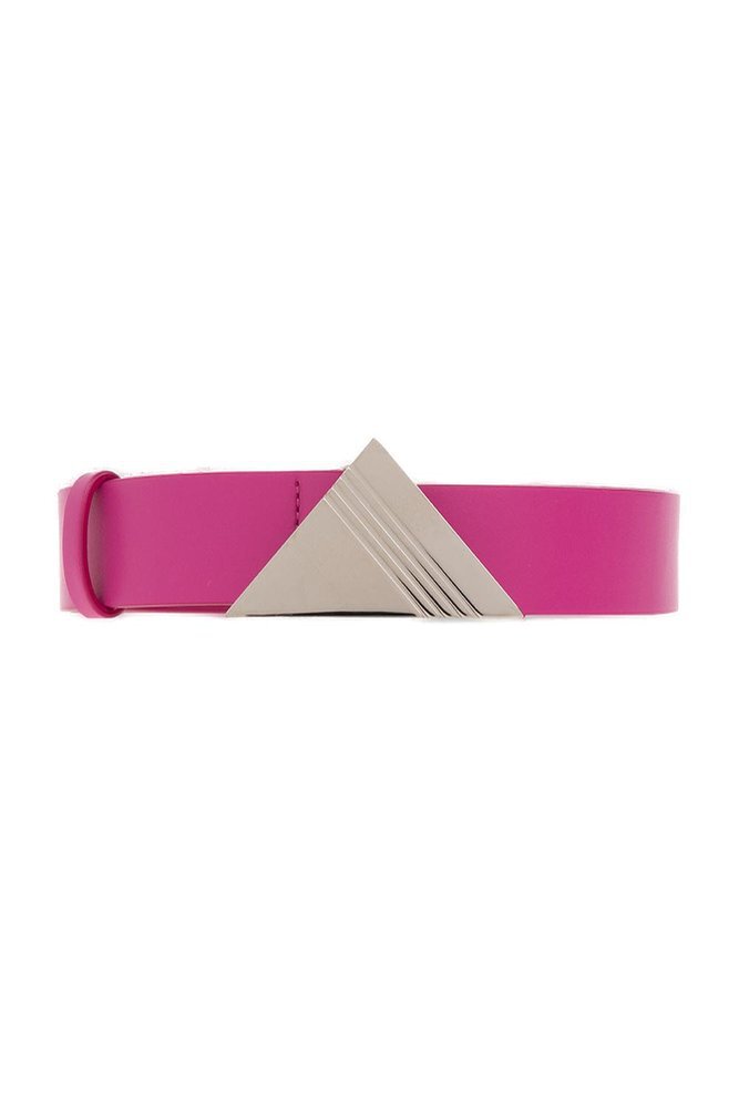 Attico Logo Plaque Buckle Belt In Pink - 62% Off | Editorialist