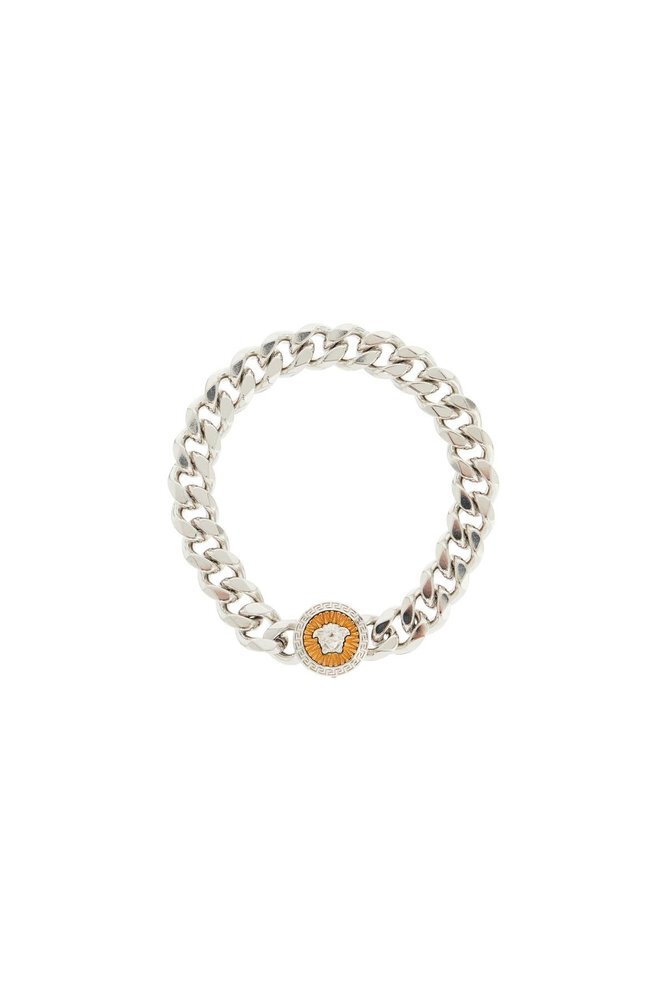 Versace Medusa Head Cuban-Linked Chain Bracelet In Silver - 38% Off ...