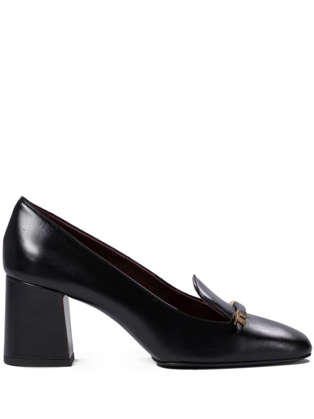 Khaite Logo-Engraved Pumps - Black | Editorialist
