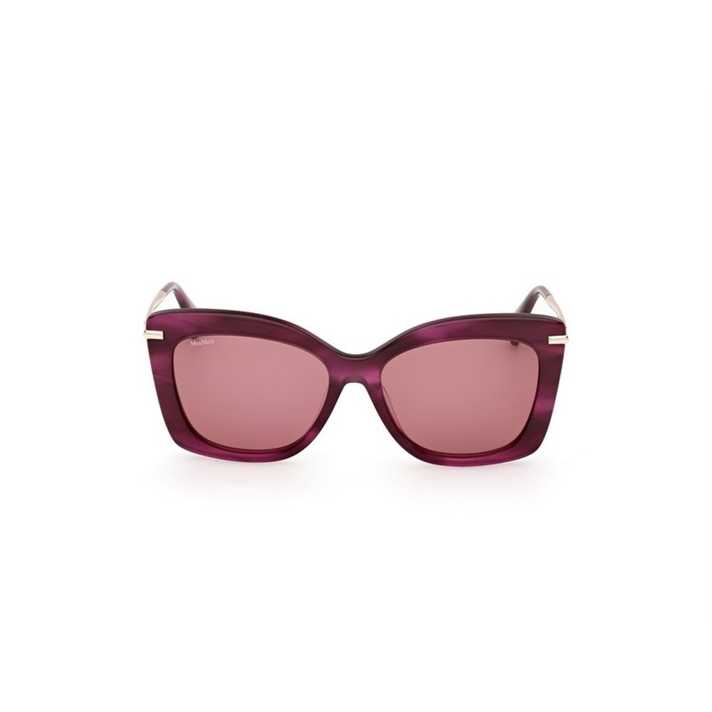 Max Mara Square Frame Sunglasses - Purple | Editorialist