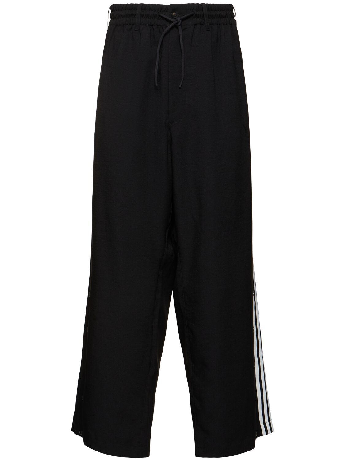 Y3 3 Stripes Sports Pants - Black | Editorialist