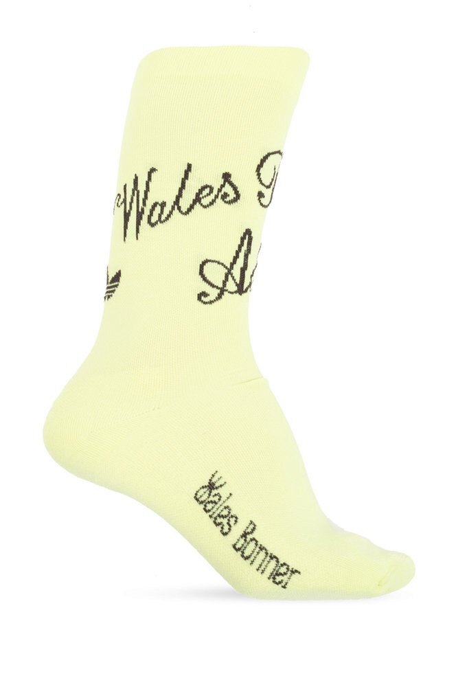 Adidas Originals By Alexander Wang X Wales Bonner Short Socks In Yellow ...