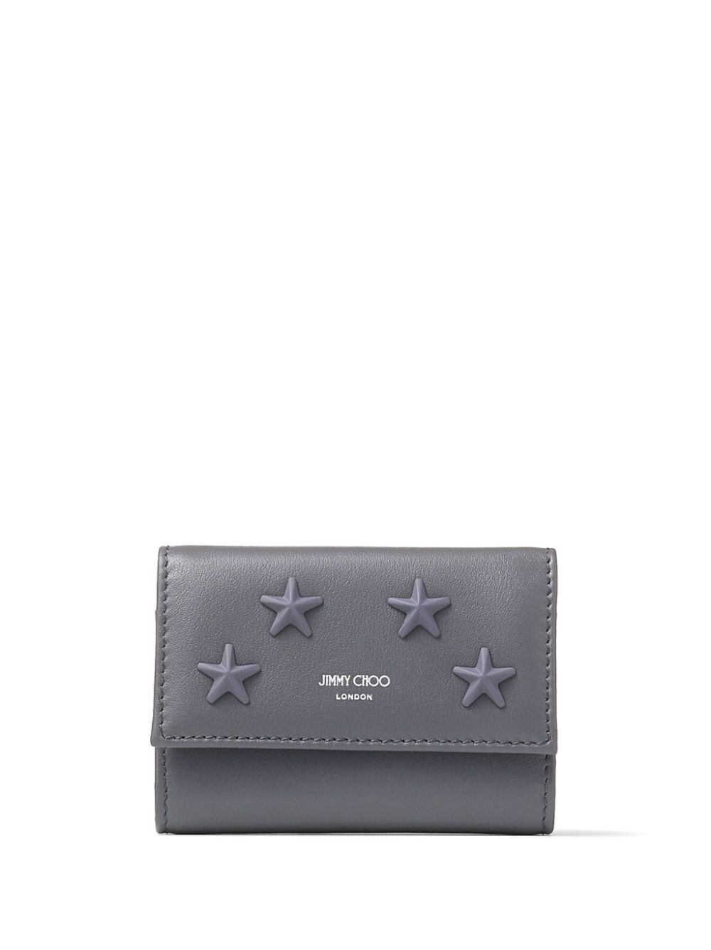 Jimmy Choo Howick Leather Keyholder In Grey - 50% Off | Editorialist