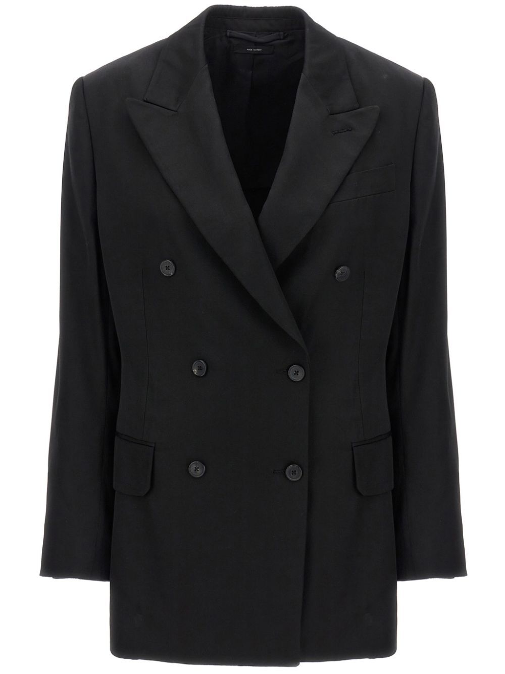 Tom Ford Double-Breasted Blazer - Black | Editorialist
