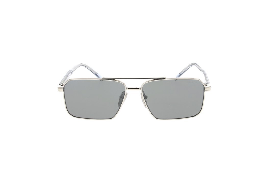Prada Aviator Sunglasses In Silver - 28% Off | Editorialist