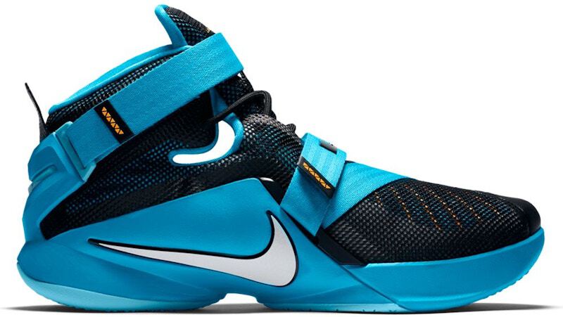 Nike Lebron Zoom Soldier 9 Sneakers - Black/Whiteone-Colorblue ...