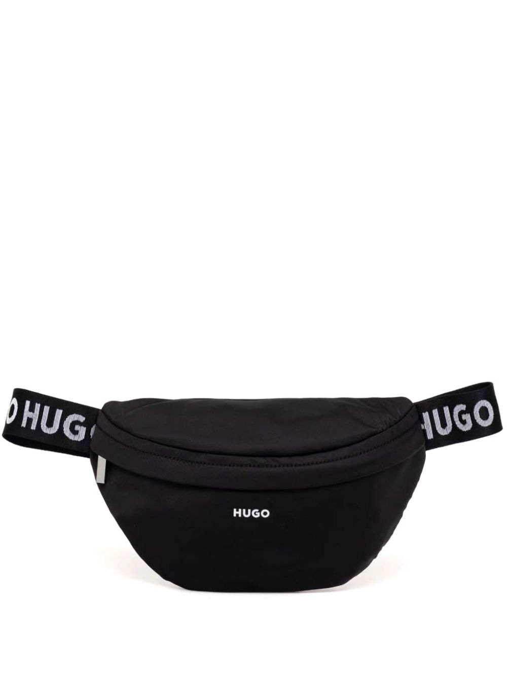 Hugo Boss Logo-Lettering Belt Bag - Black | Editorialist