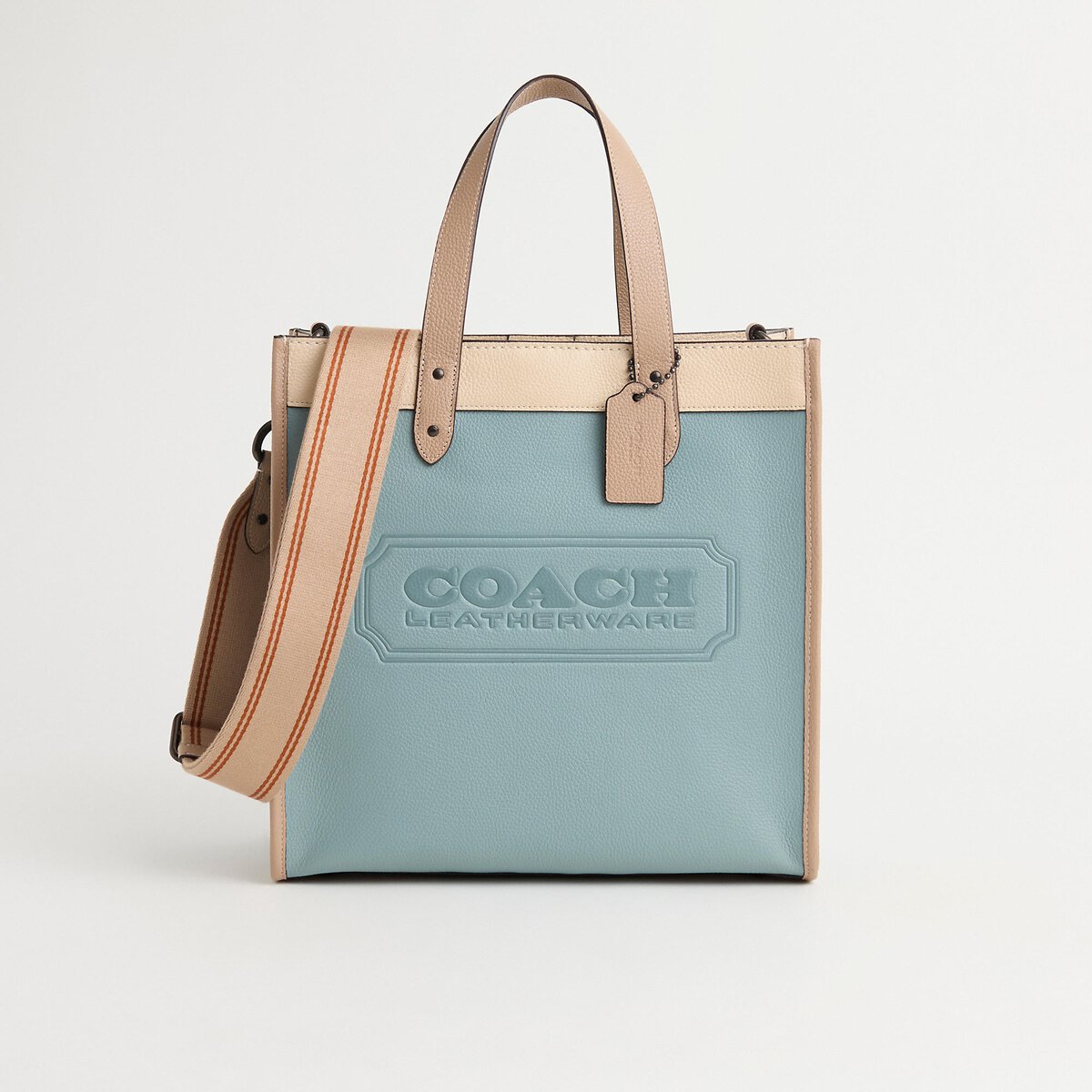 Coach Restored Field Tote - Pewter/Sage Multi | Editorialist