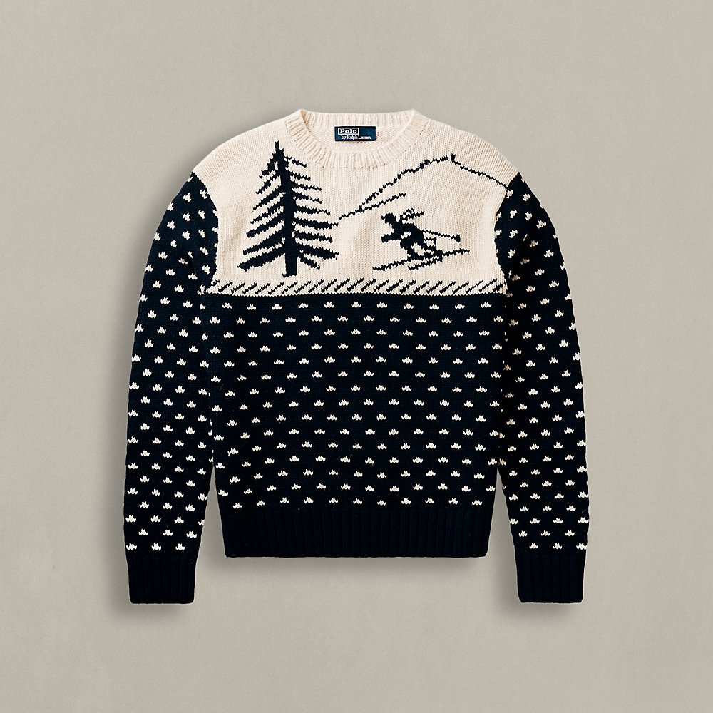 Ralph Lauren 2003 Hand-Knit Skier Sweater - Multi | Editorialist