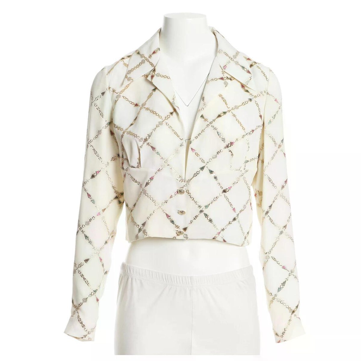 Chanel Silk Blouse In White - 23% Off | Editorialist