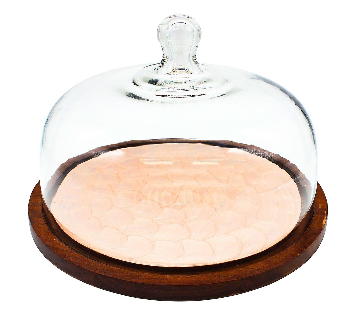 Godinger Capri Pink Cake Dome - One-Color | Editorialist