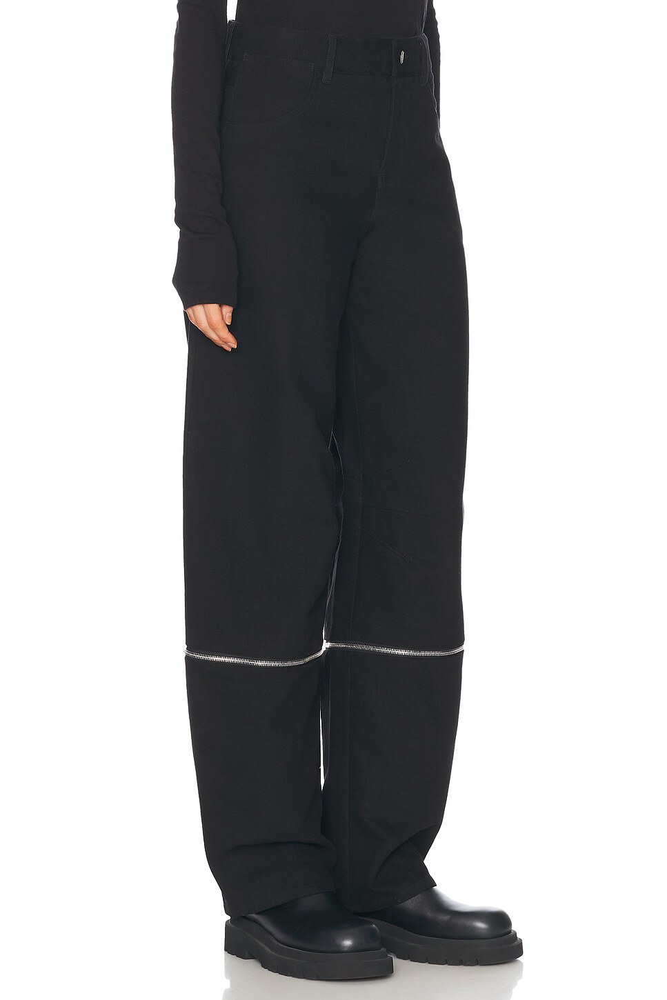 Moncler X Willow Smith Wide Leg Trouser - Black | Editorialist