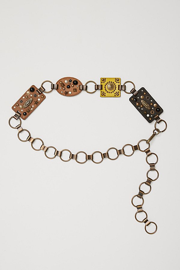 Free People Cloud Nine Chain Belt - Bronze Age | Editorialist