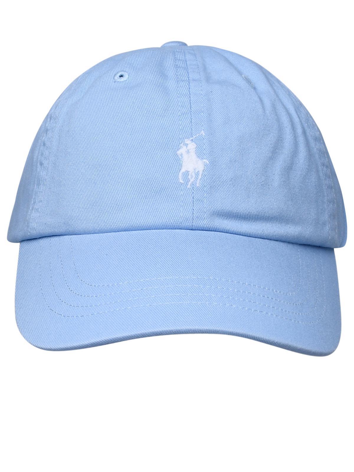 Ralph Lauren Cotton Hat - Light Blue | Editorialist