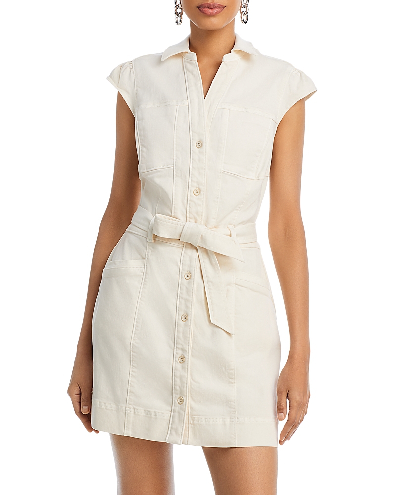 Paige Jaxsyn Belted Utility Mini Dress In Quartz Sand - 58% Off ...