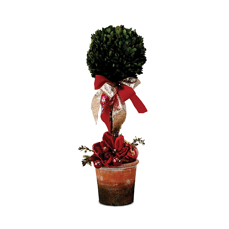Mark Roberts Festive Boxwood Topiary - No Color | Editorialist