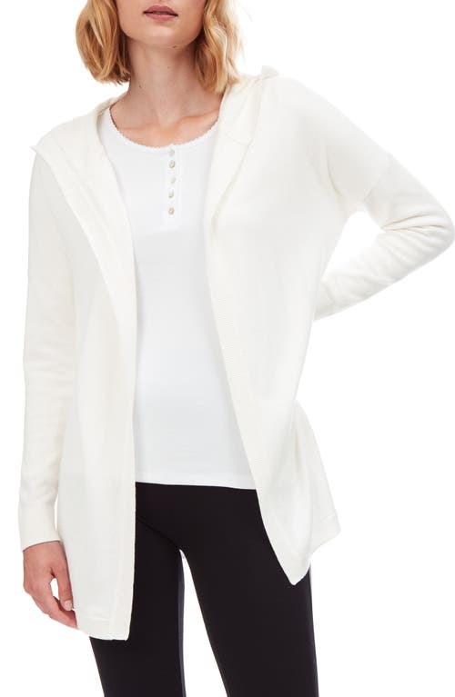 The White Company Hooded Open Cardigan - Porcelain | Editorialist