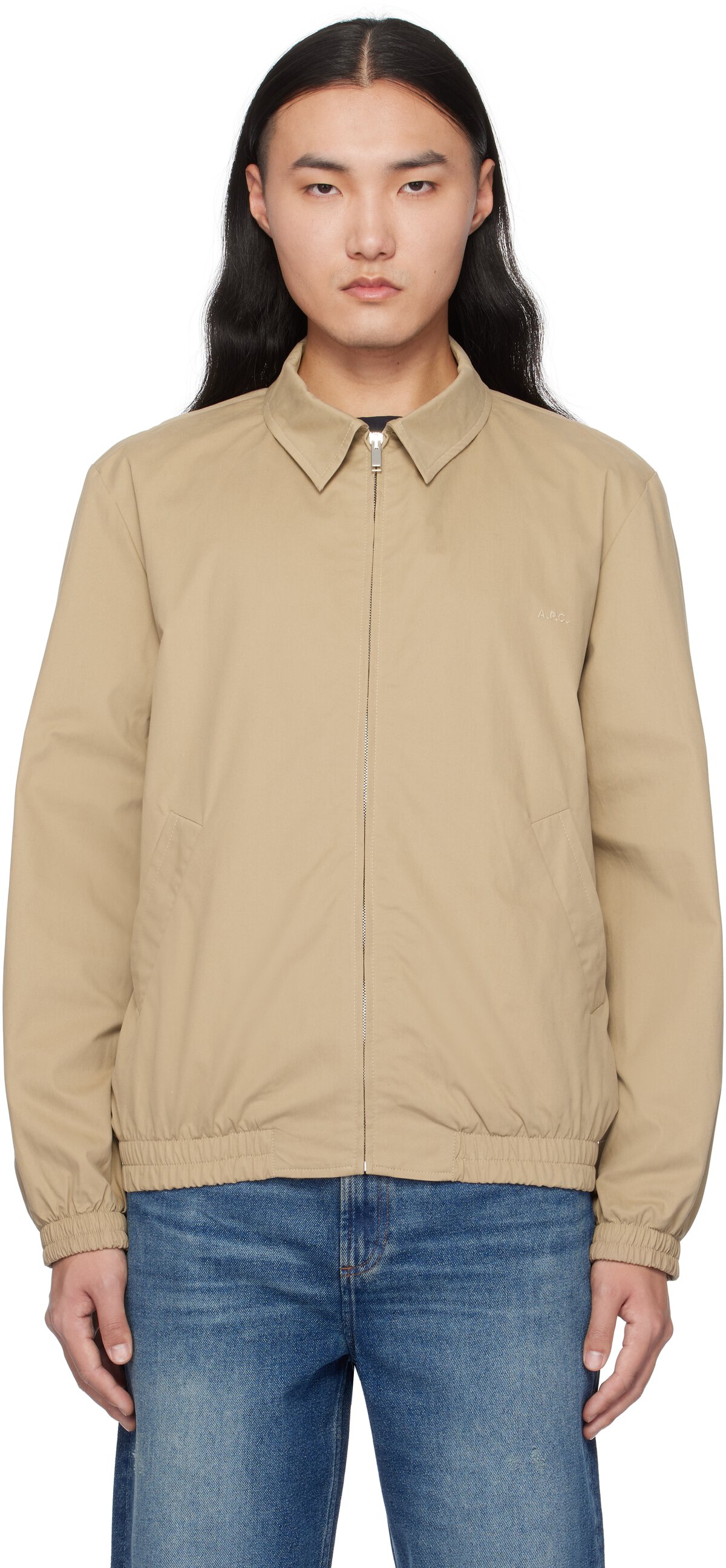 Gilbert Bomber Jacket Baa Beige 60% Off Editorialist