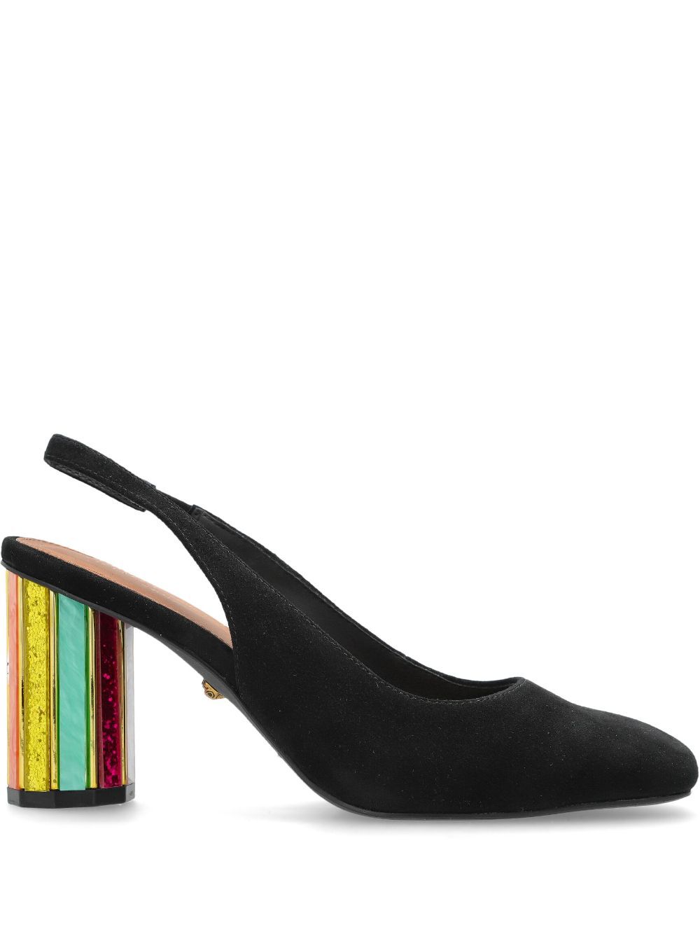 Kurt Geiger 90mm Perspex-Heel Pumps - Black | Editorialist