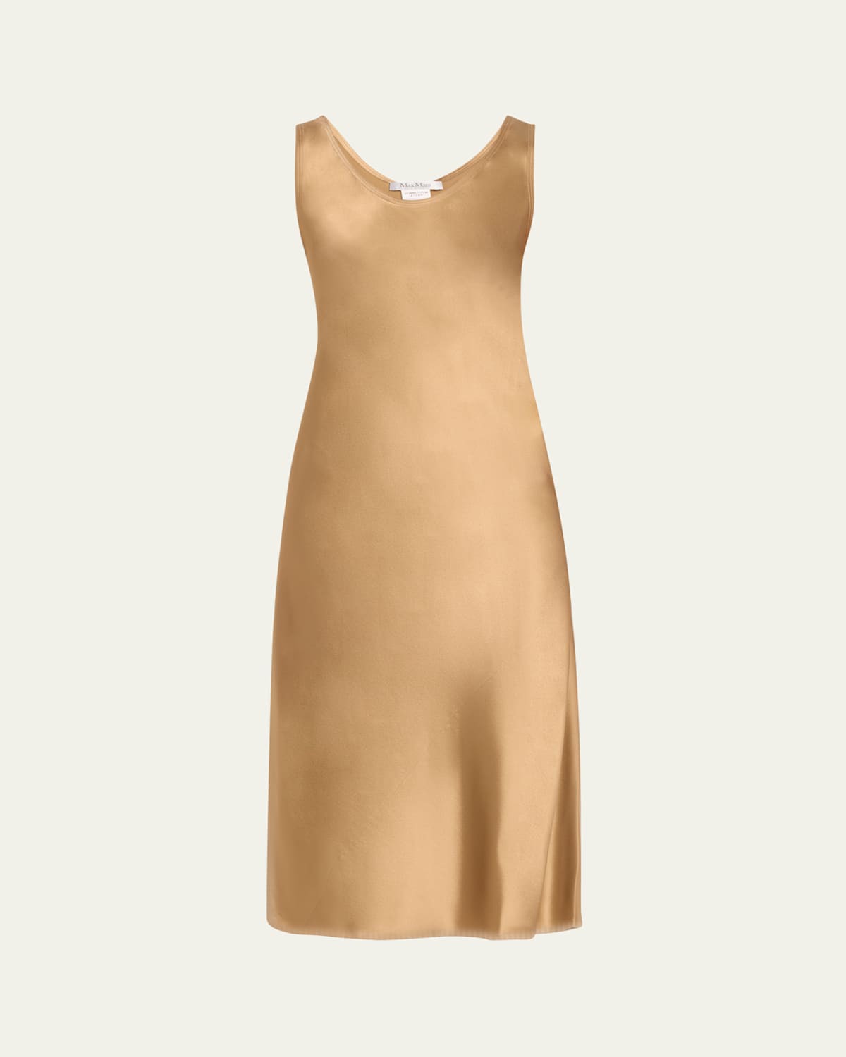 Max Mara Banjo Silk Slip Dress - Camel | Editorialist