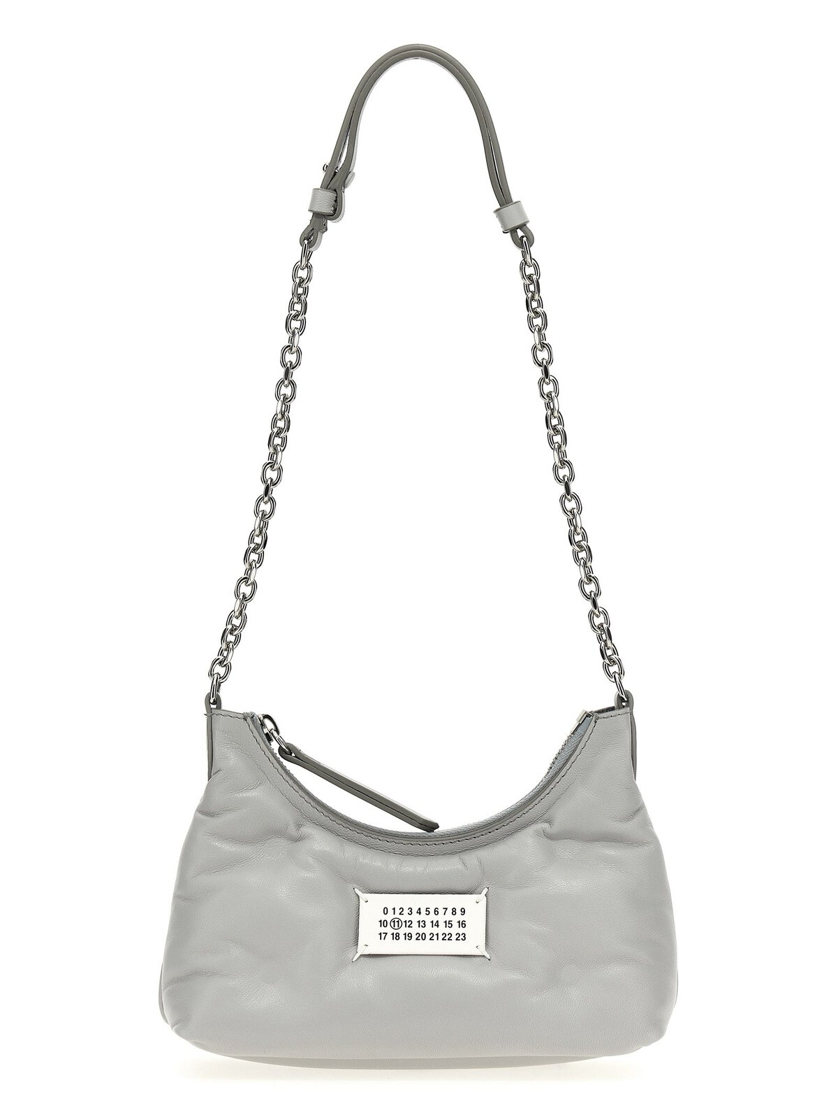 Maison Margiela Glam Slam Hobo Micro Shoulder Bag - Gray