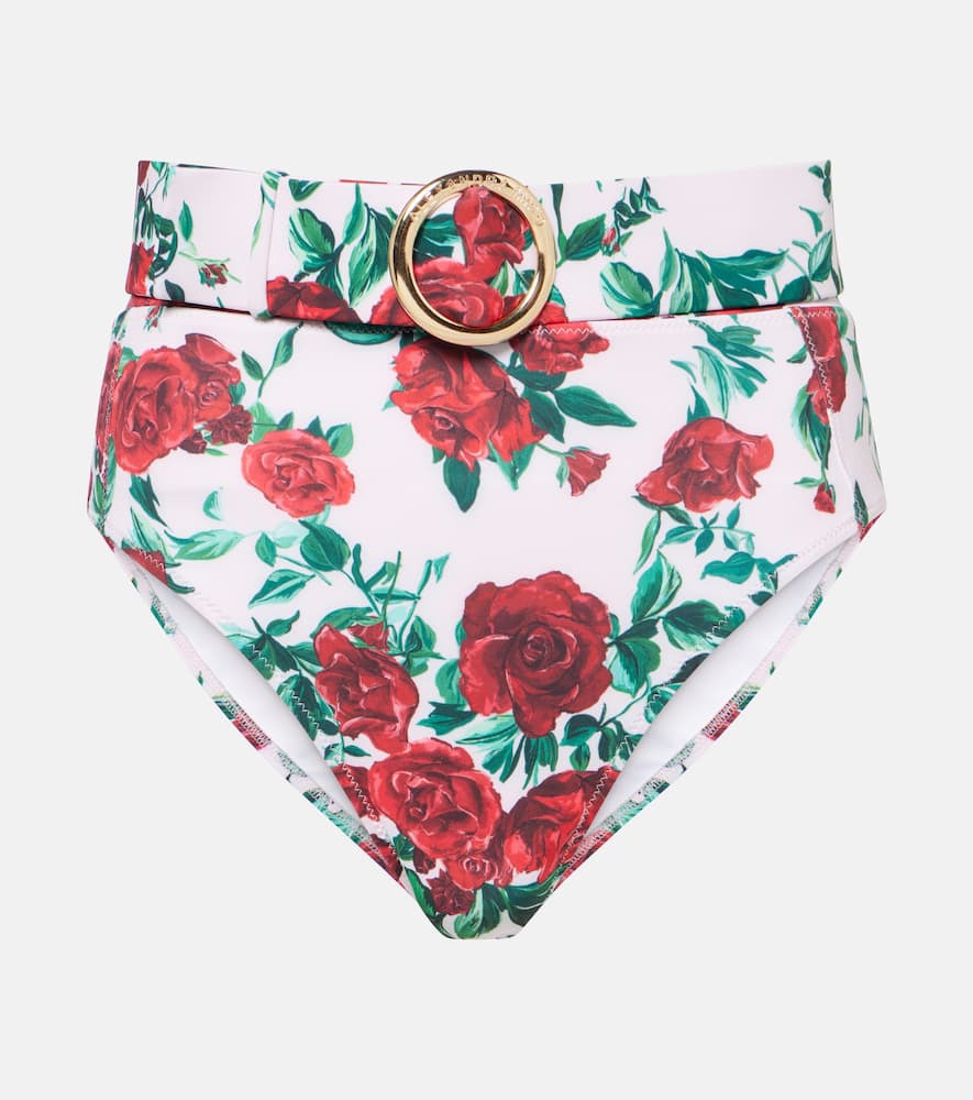 Alexandra Miro Ines Floral Bikini Bottoms - Pink | Editorialist