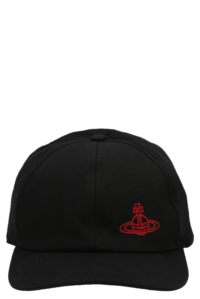 Vivienne Westwood Logo Embroidered Baseball Cap In Black - 33% Off ...
