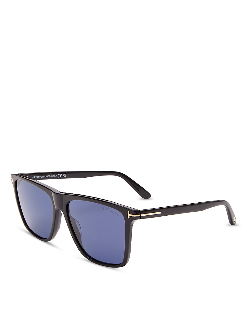 Tom Ford Fletcher Square Sunglasses, 59mm In Black/Blue - 30% Off ...