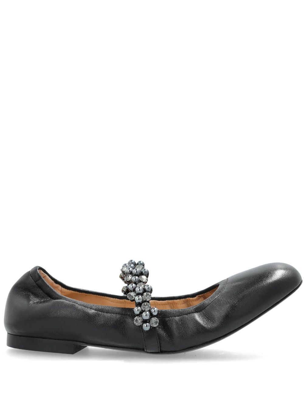 Stuart Weitzman Poppy Ballet Flats - Black | Editorialist