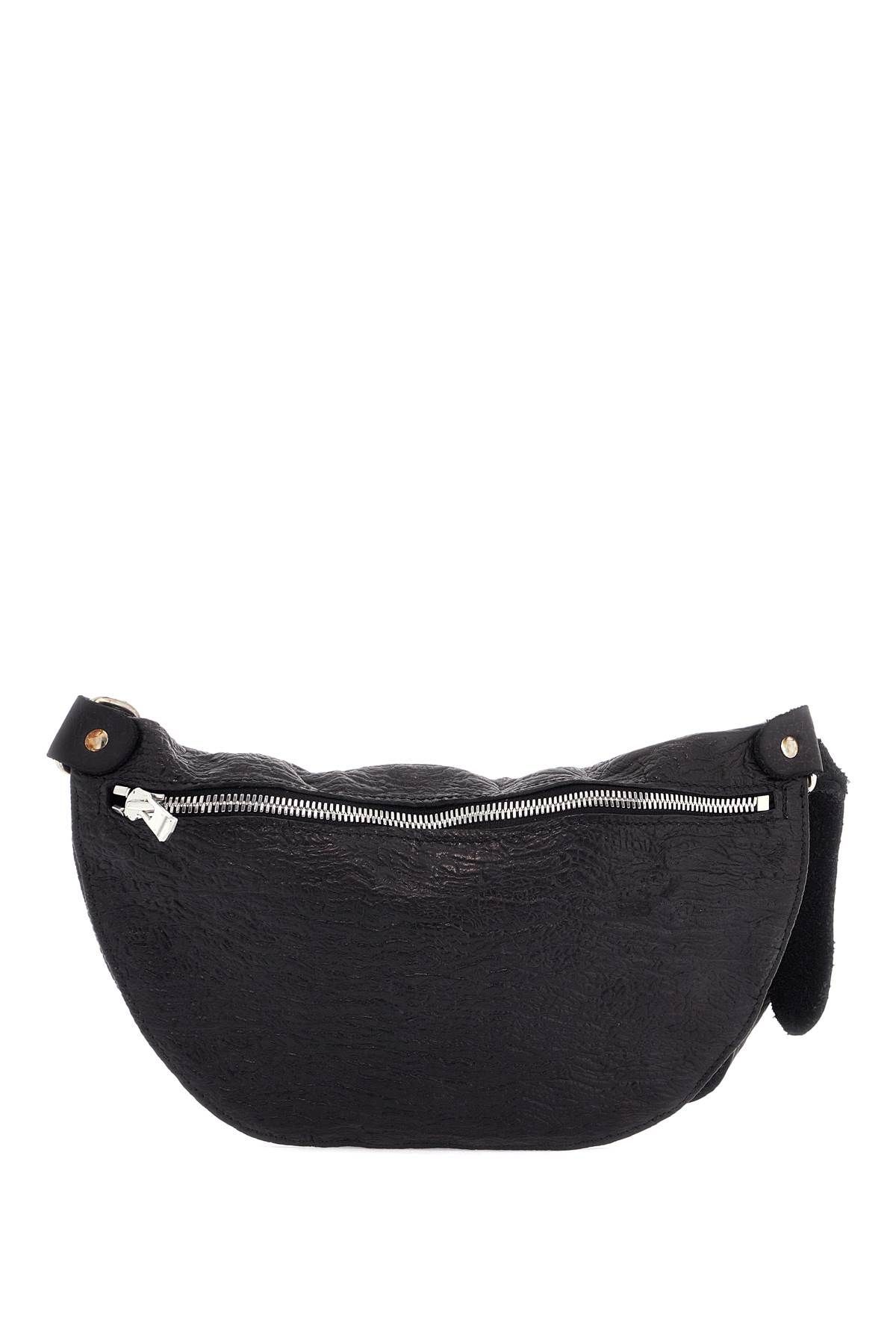 Guidi Medium Horse Leather Bag With Adjustable Shoulder Strap In Black ...