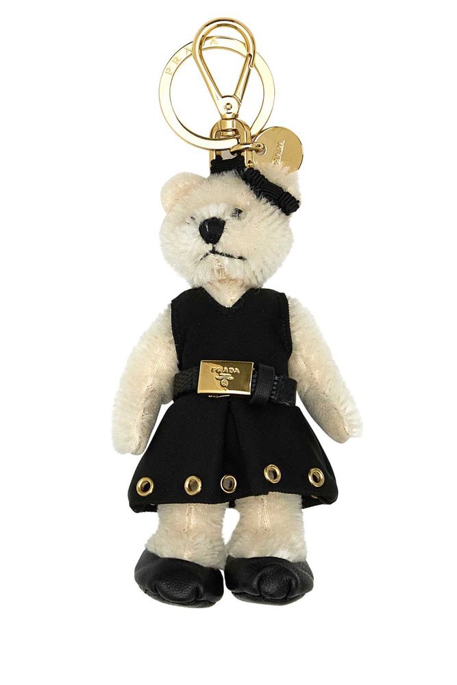 Prada Bear Charm Keychain - Multi | Editorialist