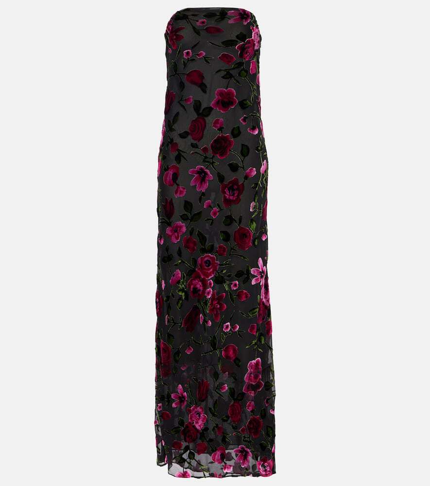 Rodarte Velvet Devoré Gown - Multicoloured | Editorialist